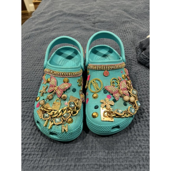 CROCS | Shoes | Crocs For Women In Size 7w Teal | Poshmark